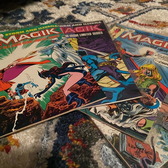 Marvel | Media | Vintage 983 Storm Illyana Magik Marvel Comic Set 14 ...
